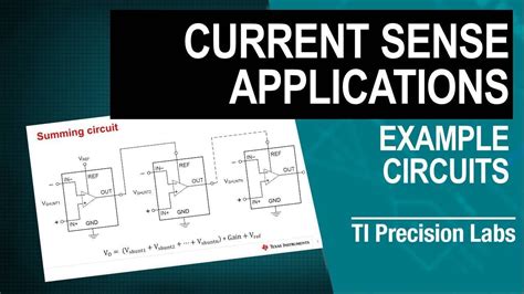 Current Sensing Amplifier Tutorial