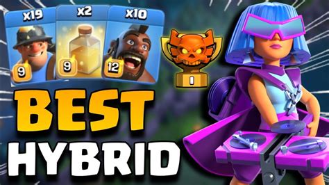 Best Queen Charge Hybrid Attack Strategy For Th15 🤩 Th15 Attack