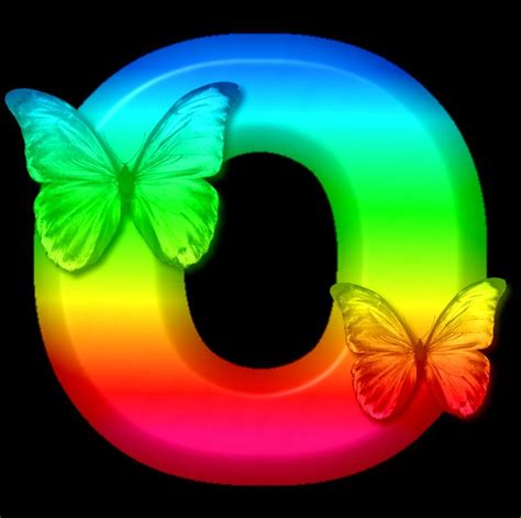 Arial Font Multi Colors Butterly Alphabet Alfabeto Borboletas Multi