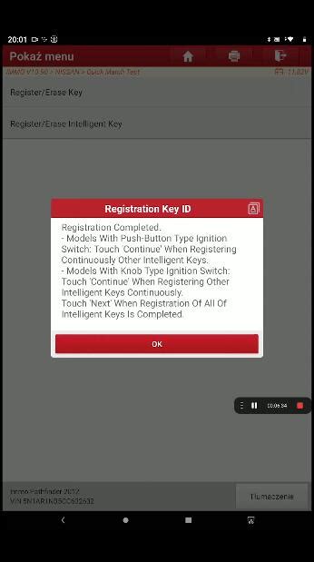 Nissan Car Keys Programming Demo Via Launch X431 V Obd2ltd Blog