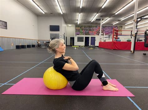 How To Treat Parkinsons Stooped Posture With A Ball Rebel Fit Club