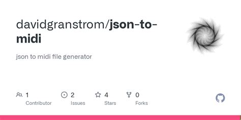 Github Davidgranstromjson To Midi Json To Midi File Generator
