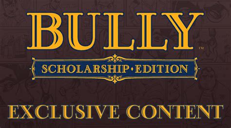 Bully Scholarship Edition Exclusive Content Missions Graphics