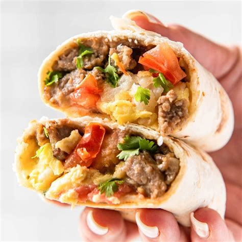 Make Ahead Freezer Breakfast Burritos