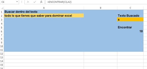 Función Encontrar Excel Básico Excel 2win