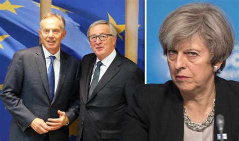Brexit News Eu Chief Juncker To Meet Tony Blair Next Week In Snub To