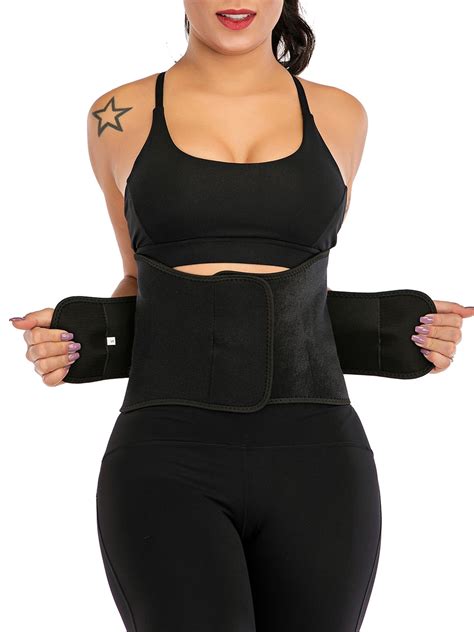 Sayfut Waist Trainer Belly Wrap For Weight Loss Sport Workout Body Shaper Tummy Fat Burner Waist