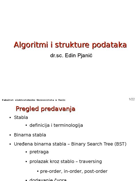 Algoritmi I Strukture Podataka Pdf