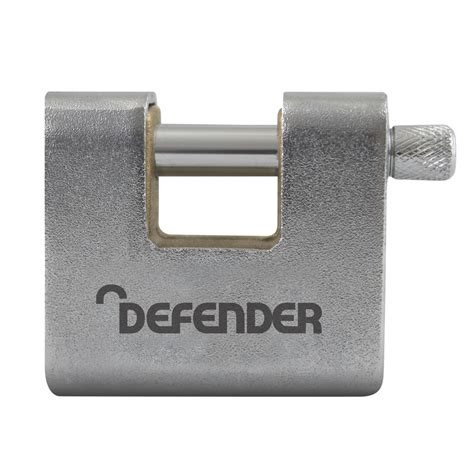 Defender Armoured Warehouse Sliding Shackle Padlock 60mm Saunderson