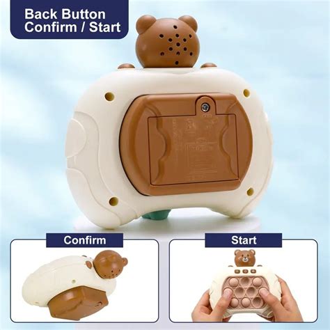 Máquina Pop It Oso Quick Push Juego Sensorial Opaa