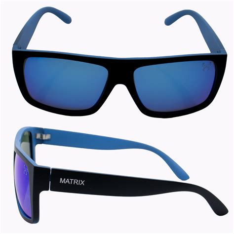 Matrix Mirrors Black Blue Sunglasses Matrix Shad
