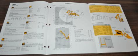 Caterpillar 416 Backhoe Loader Specification Technical Data Brochure