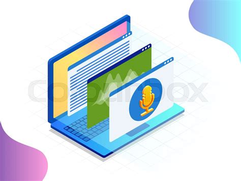 Isometric Speech Recognition Intelligent Personal Assistant Created Concept Voice Recognition