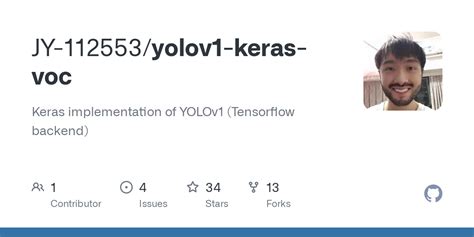 Github Jy Yolov Keras Voc Keras Implementation Of Yolov Tensorflow Backend
