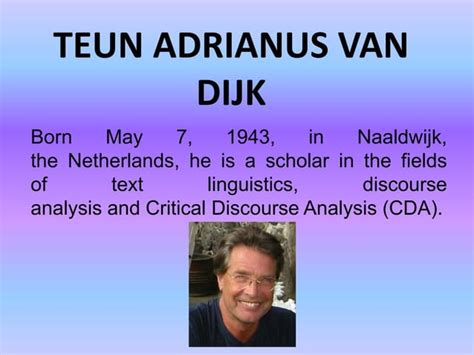 teun van dijk ppt