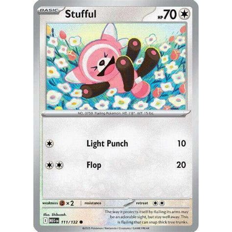 Pokemon Me01 Mega Evolution Common Stufful 111