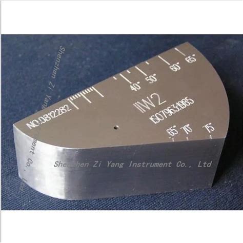 Ultrasonic Flaw Detector Use V 2 Iiw2 Test Piece Horn Ultrasonic