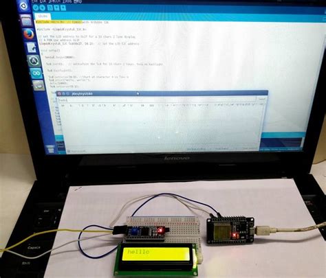 Interfacing X LCD With ESP Using I C Led Sign Board Interfacing Serial Port