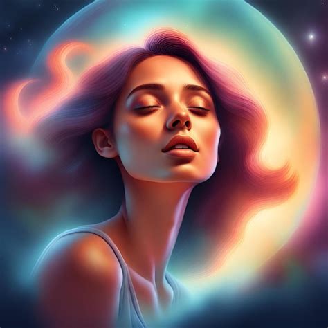 Premium Ai Image Galaxy Girl