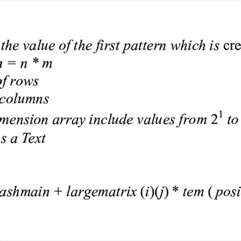 The Pseudo Code Of Part 3 Download Scientific Diagram