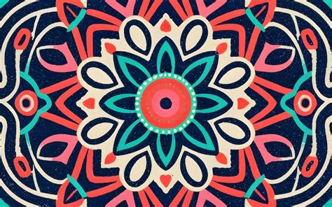 Premium Photo Abstract Geometric Pattern Design In Retro Style Vector
