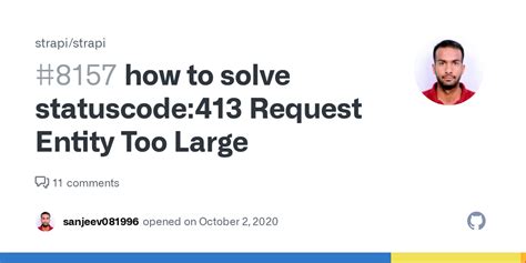 How To Solve Statuscode413 Request Entity Too Large · Issue 8157