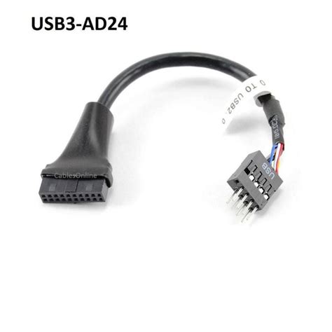Usb 3 Header To Usb 2 Header Za Powered By Compuclinic