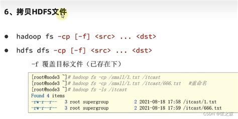 四、hdfs文件系统基础操作 保姆级教程开启hdfs文件系统 Csdn博客