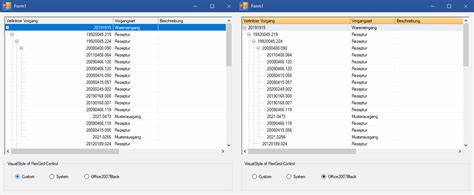 FlexGrid In TreeView Mode Text Align Behaviour WinForms Edition