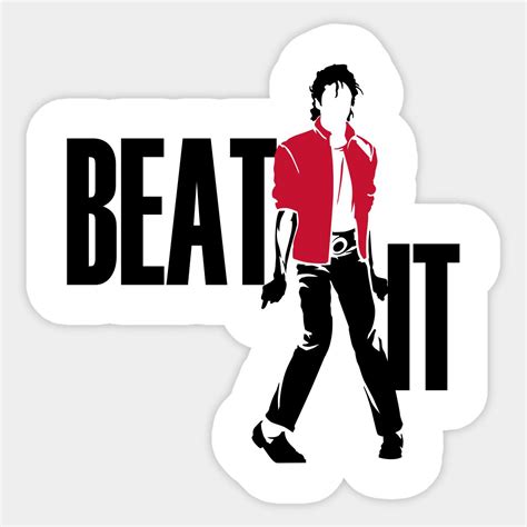 Michael Jackson Beat It Sticker In 2025 Michael Jackson Beat It Michael Jackson Michael