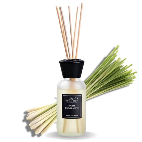 Spa Reed Diffuser White Lemongrass Home Fragrance Kirona Scent