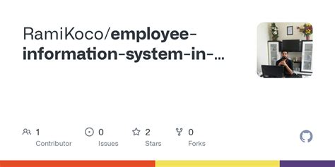 Github Ramikoco Employee Information System In Javascript