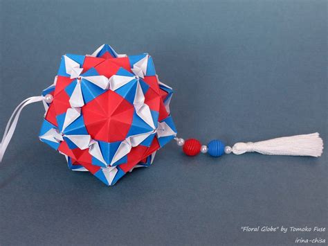 Floral Globe By Tomoko Fuse Origami Diagrams Origami Flower Ball