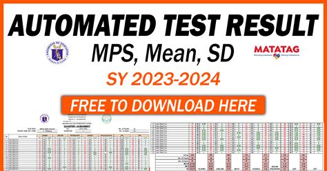 automated test result mps mean sd free to download deped click