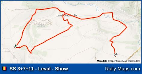 Ss 3711 Leval Show Stage Map Rallye Salamandre 2025 Asaf 🌍