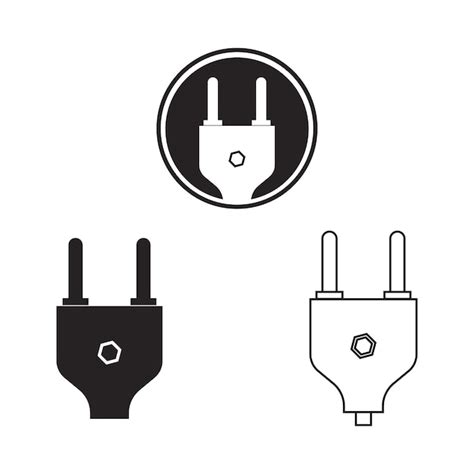 Premium Vector Electric Plug Icon