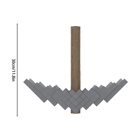 Minecraft Pickaxe Shaped Popcorn Bucket Gaming Themed Snack Holder