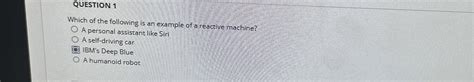 solved question 1which of the following is an example of a