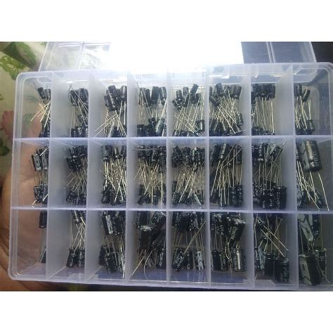 Electrolytic Capacitor Value Set 24 Values Total 500pcs Shopee