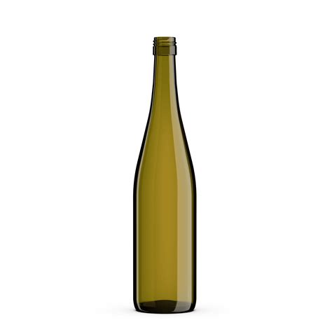 750ml Antique Green Bvs Riesling Glass Bottle Ag014 R01