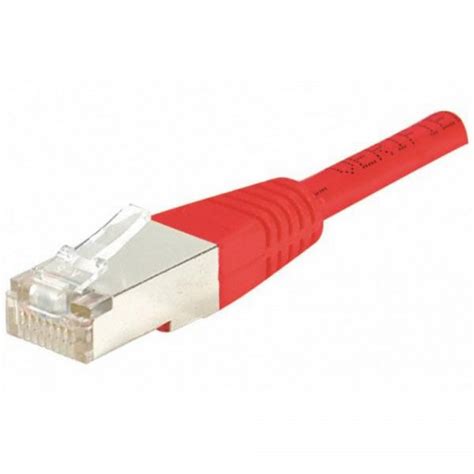 Dexlan Cat5E RJ45 FTP 10 m câble de réseau Rouge 9 99744 m F UTP FTP