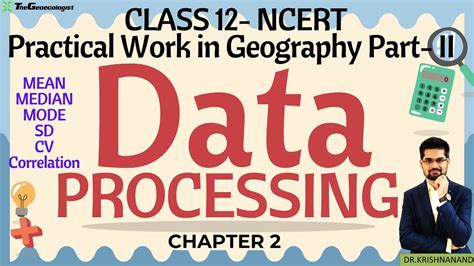 Data Processing Chapter 2 Class 12 Ncert Practical Geography Youtube