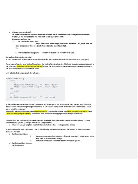 Apex Interview Pdf Object Computer Science Databases