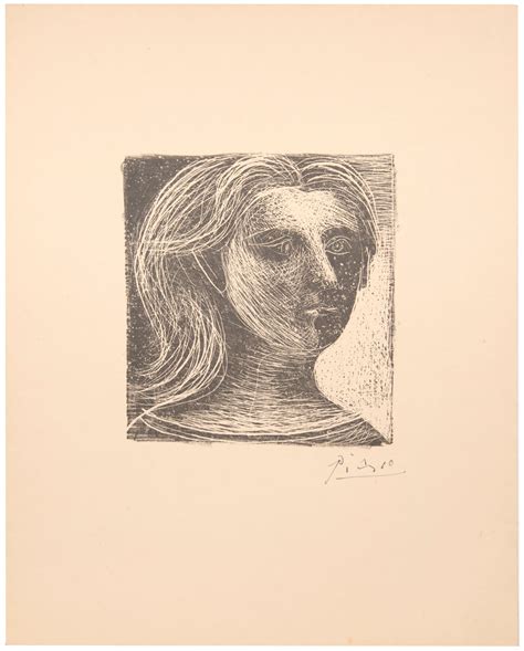 Pablo Picasso Tête De Femme 1925 Shapero Modern