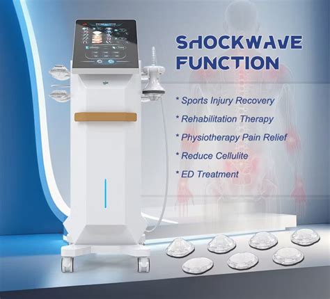 Vertical Fswt Shock Wave Therapy Device For Muscle And Joint Healing