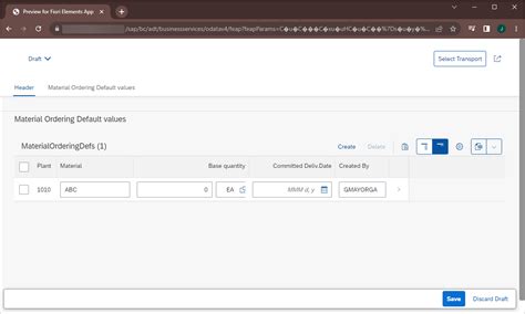 Fiori Elements Table Maintenance Sm Using Rap Generators And Wizards