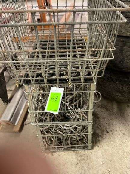 4 Metal Crates And Rope Nw Asset Services