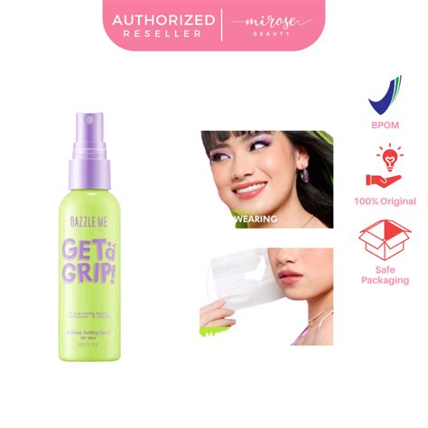 Jual Mirosebeauty Dazzle Me Get A Grip Makeup Setting Spray Shopee