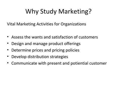 Chapter Introduction To Marketing Present Ppt