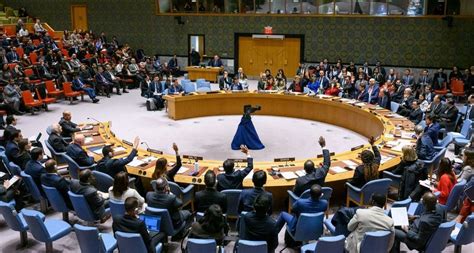 Gaza Israel Nueva Resolución Del Consejo De Seguridad De Naciones